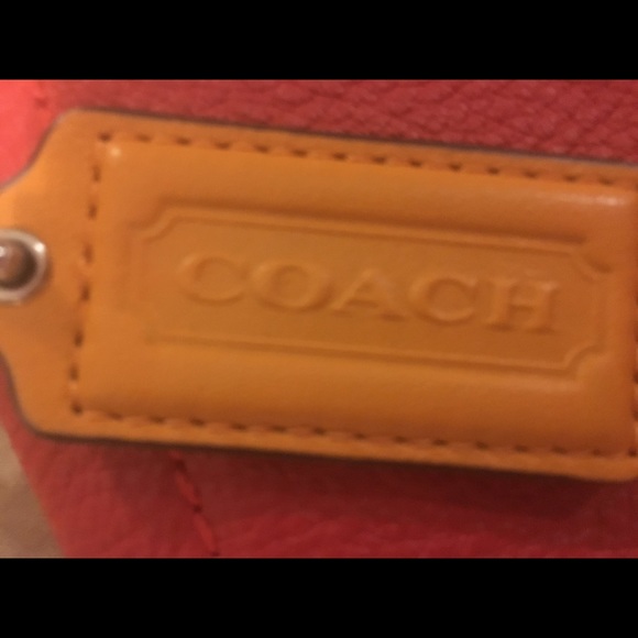 Coach | Bags | Coach Purse And Wallet Burnt Orange | Poshmark
